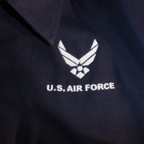 Jackets & Coats | Mens Usaf Air Force Lightweight Blue Sz44r Jacket ...